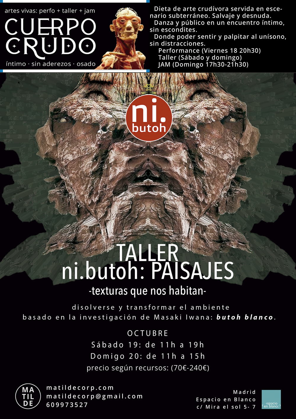 ni.butoh: PAISAJES (MAD: 19 y 20 OCT 2024) – MATILDE